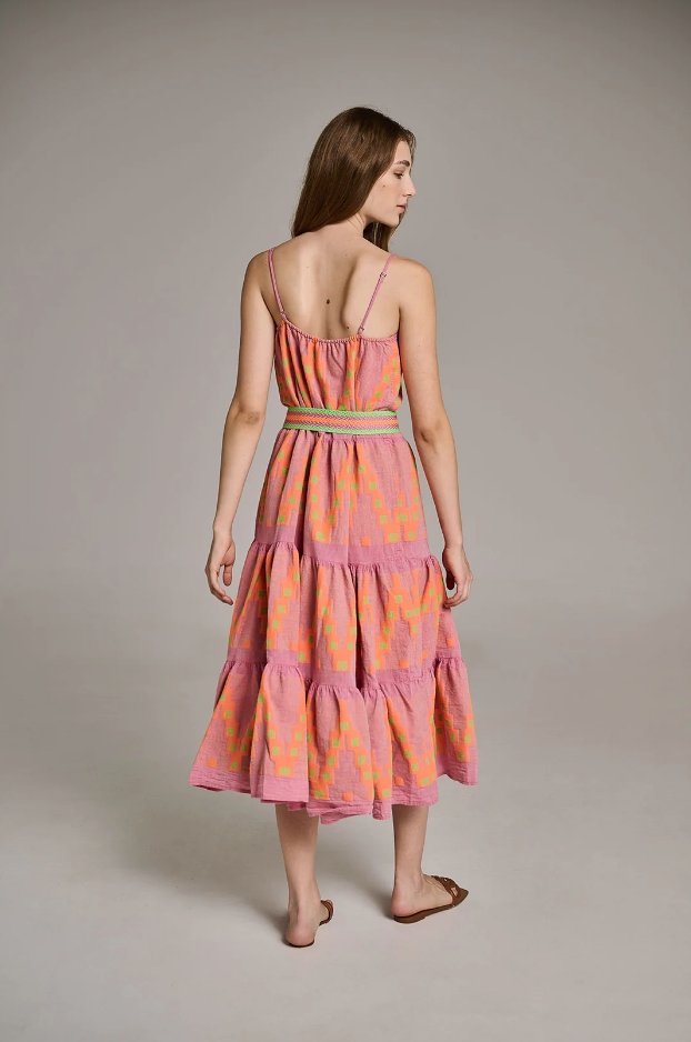 DEVOTION TWINS Zafiri dress , pink/orange – Amelie & Frank's